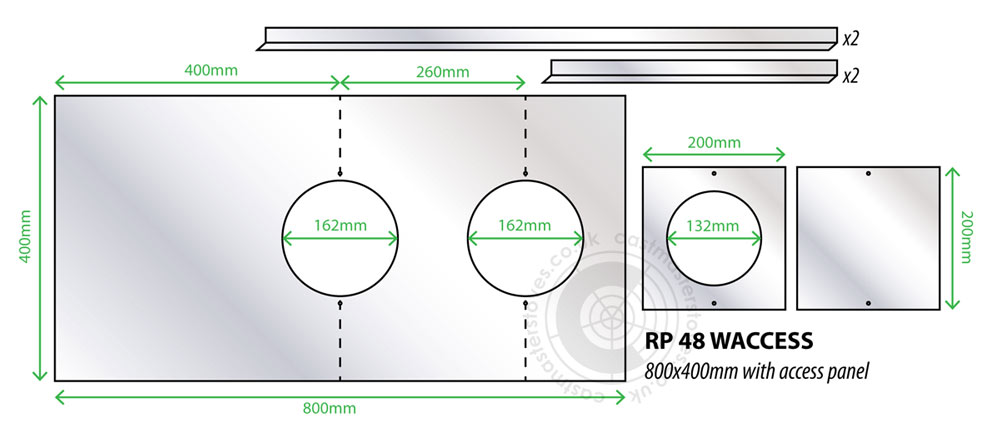GALVANISED STEEL CHIMNEY CLOSURE DEBRIS / REGISTER PLATE FOR 5" OR 6 ...